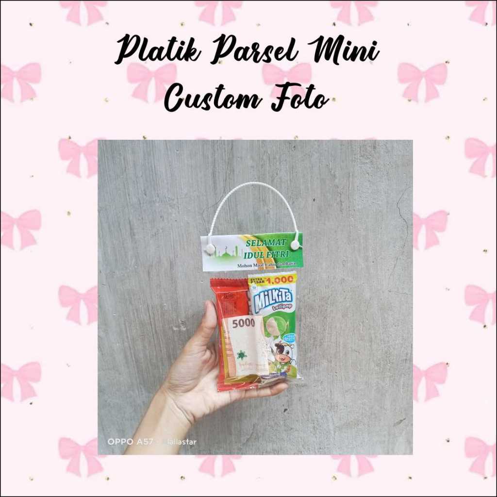 Mini plastic parcel contains 18 pieces, free name and photo, plastic ...