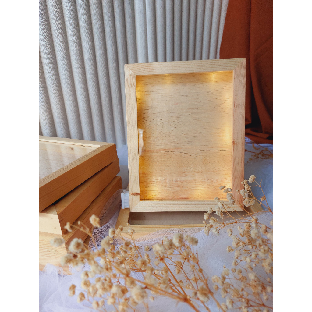 PUTIH HITAM Frame FRAME FRAME FRAME Natural I Black I White 6R 20x15 x ...