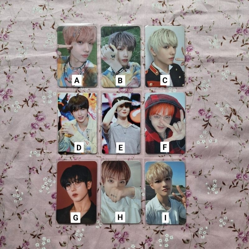 Official photocard jaehyun the first album j ver nct 127, renjun lucky ...