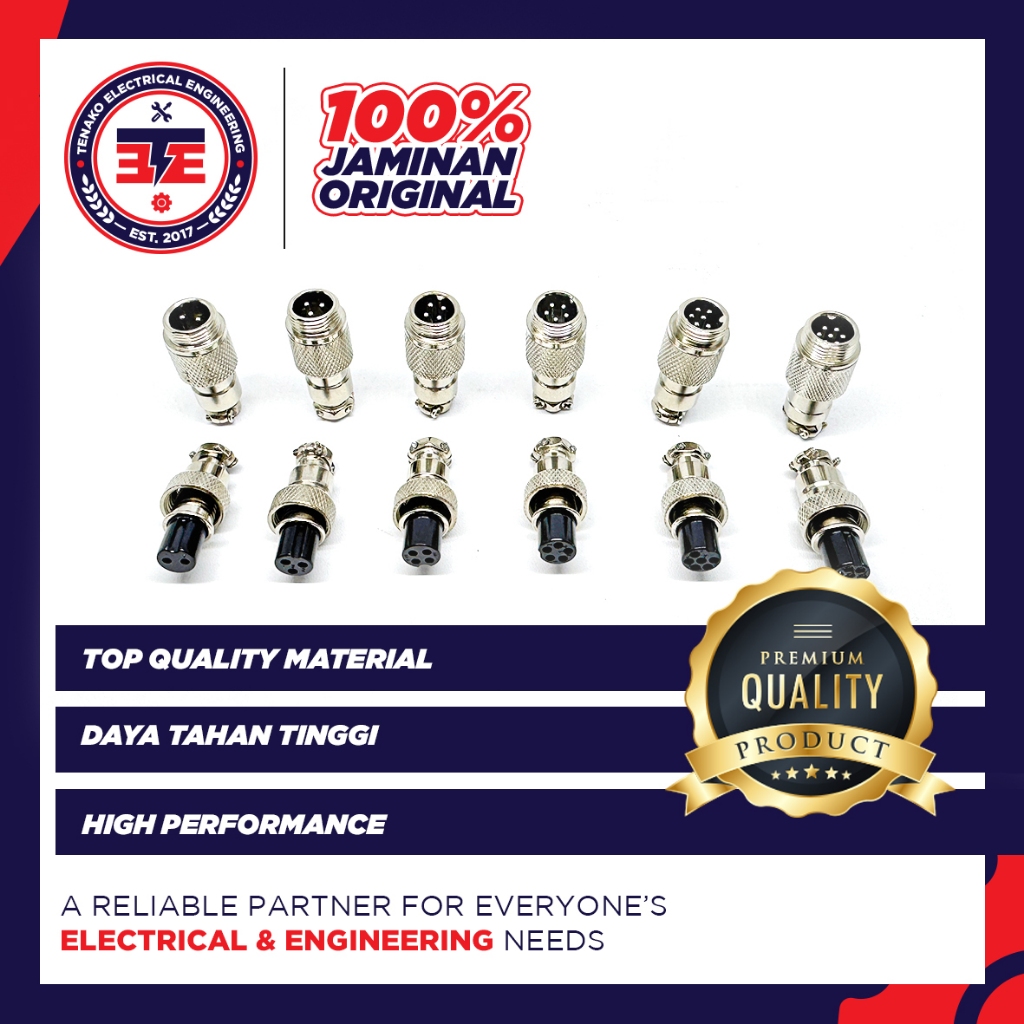 Gx12 Jack Aviation Plug Socket Connector MOBILE MOUNTING GX-12 12mm Male Female 2P-7P Cable to ...