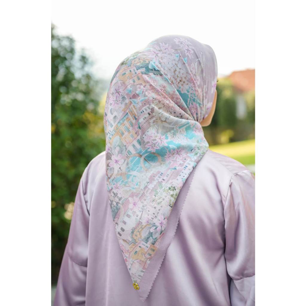 [New] Buttonscarves Como Voile Square | Shopee Malaysia