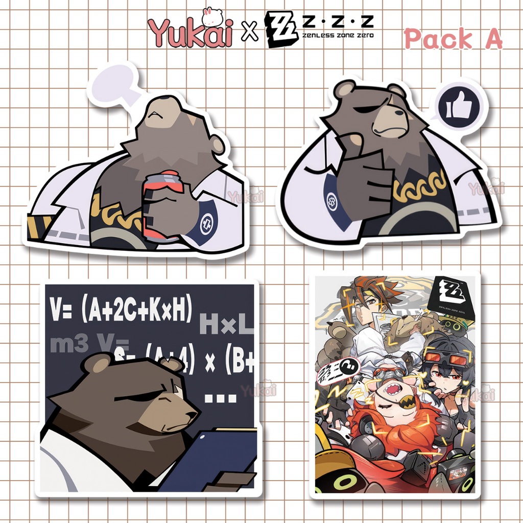 Ben Zenless Zone Zero (ZZ) Premium Stickers - Waterproof Anime Sticker ...