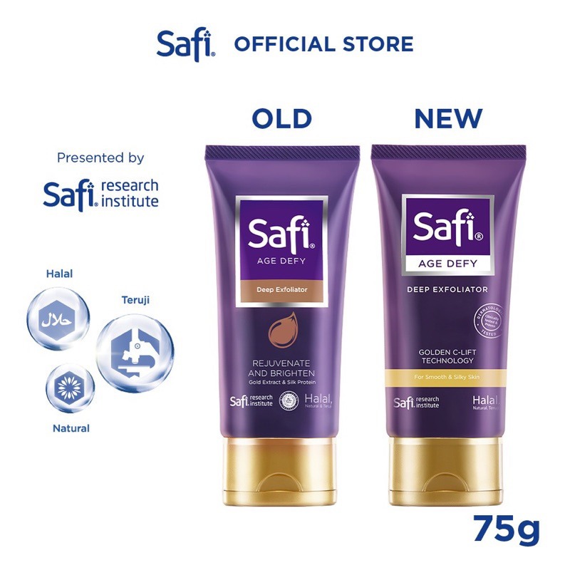 Safi Age Defy Deep Exfoliator 75gr | Shopee Malaysia