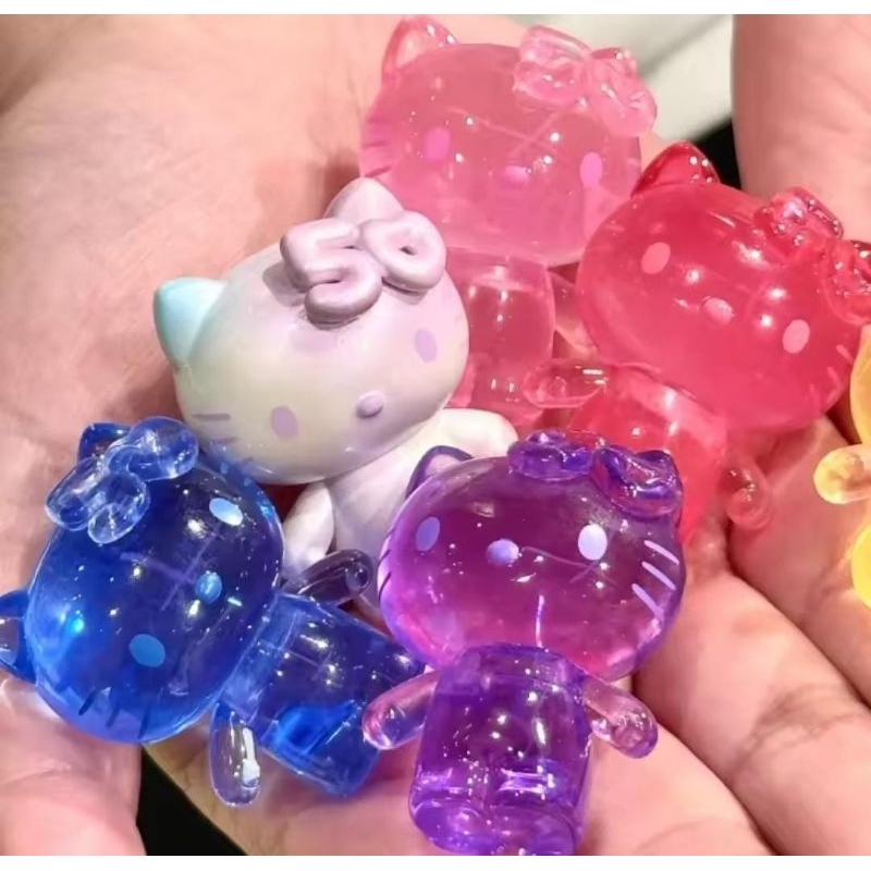 Mini Hello Kitty 50th Anniversary Popbean Original Toptoy Sanrio Blind Box Selected BB Nuts ...