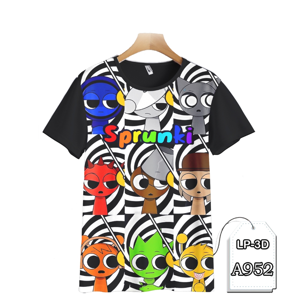 3d Printed Sprunki Clothes for Children and Adults Animated 3D Game ...