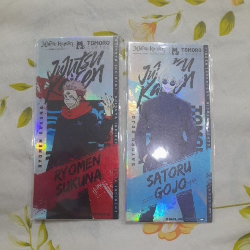 Tomoro JJK official merchandise card sukuna & gojo | Shopee Malaysia