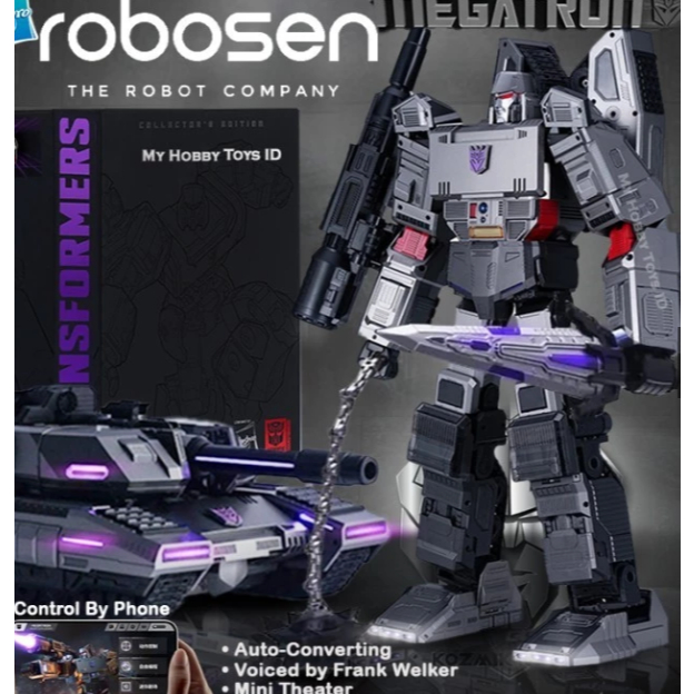 Original Robosen Transformers Premium Robot Megatron Auto-Transform ...