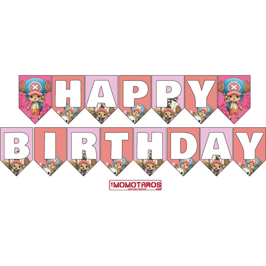 Tony Chopper One Piece HBD Banner | Shopee Malaysia