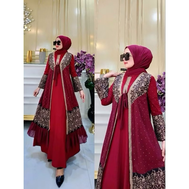 Busui NEWEST LUXURY VEST COLOR SERIES TURKISH ABAYA ARABIC GAMIS ...