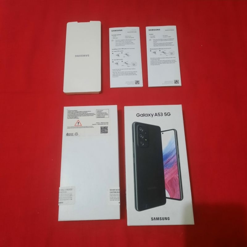 Samsung galaxy a53 5G awesome black original box 100% Removable Turn ...