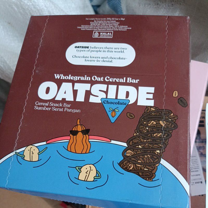 Oatside cereal Snack bar, 12 pcs @ 18g HealthyCemilan | Shopee Malaysia