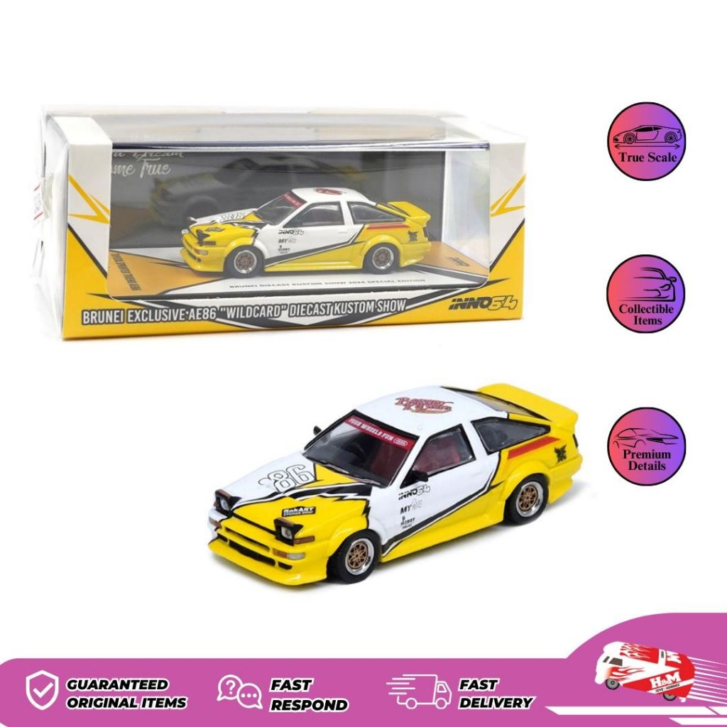 Inno64 Toyota Sprinter Trueno AE86 Brunei Diecast Custom Show 2024 ...