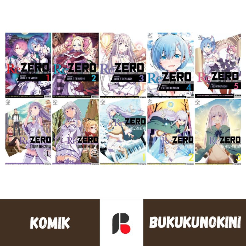 (Original, Sealed) Comic Re Zero Starting Life in Another World Chapter 2: A Week at the Manson ...