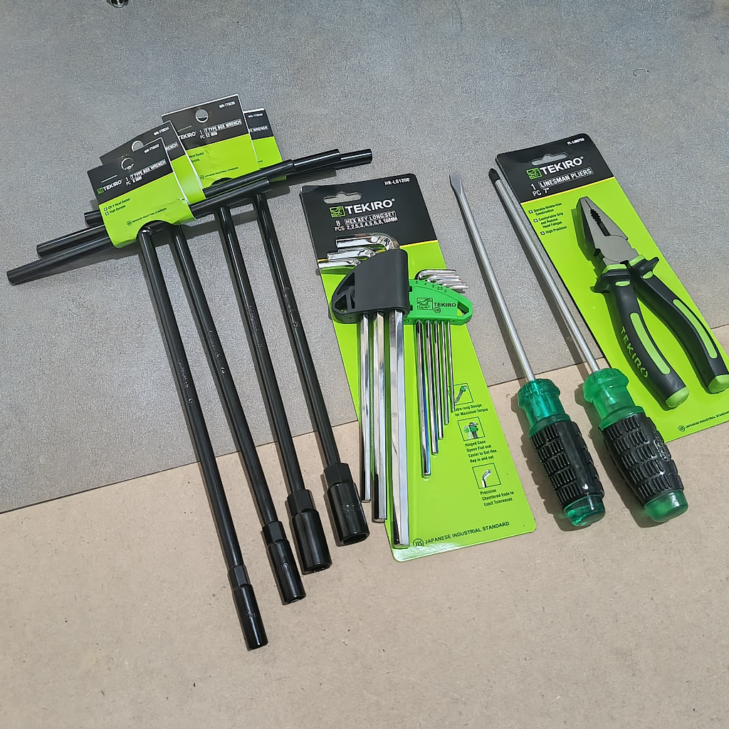 Tekiro Complete Package of 8-10-12-14mm T Socket Wrench + 7 Inch ...