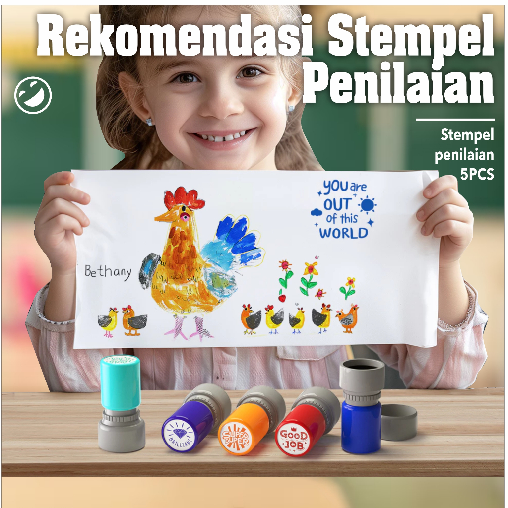 5 Pcs Assessment Stamp Package for Kindergarten and Preschool school ...