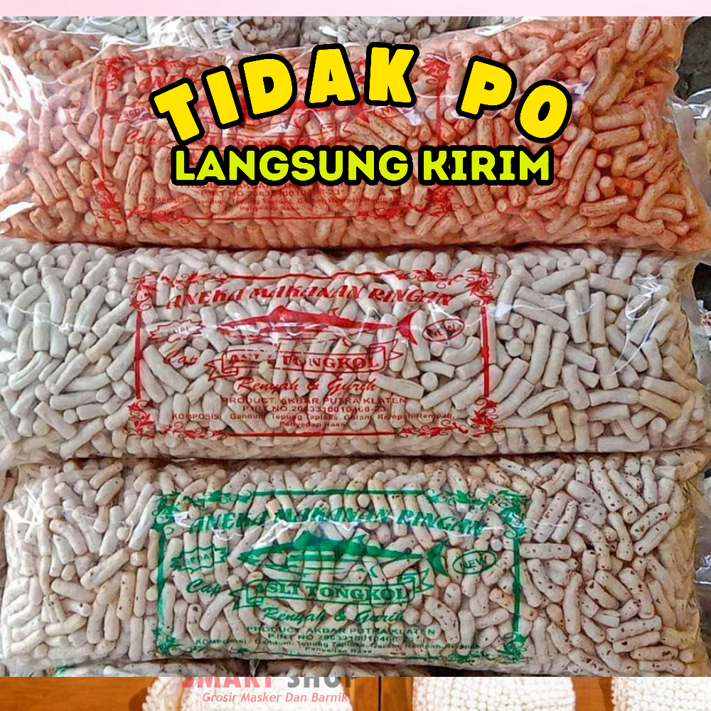 1 KG ORIGINAL TONGKOL FISH STICK CRACKERS BALADO CHILI IJO | Shopee ...
