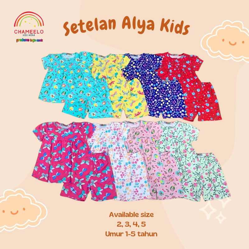 Alya KIDS SET (2-5T) | Shopee Malaysia