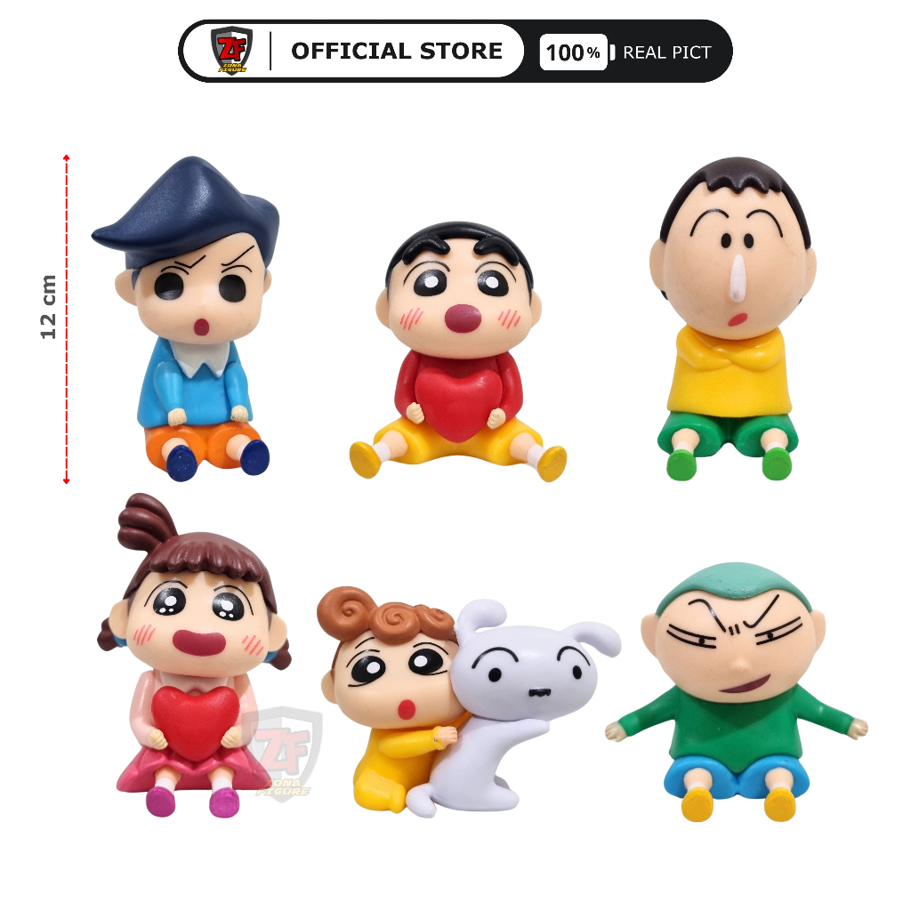 Action Figure Crayon Shinchan Chibi Shinchan Display Set Shinchan Toys ...