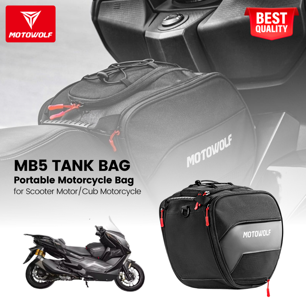 Motowolf Motorcycle Front Bag Automatic Tank Bag Portable MB5 Universal ...