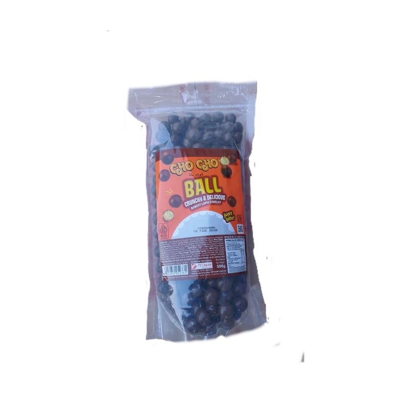 Choho Ball Chocolate Coated Biscuits 500gr Cho Cho Dolpin Crunchy ...