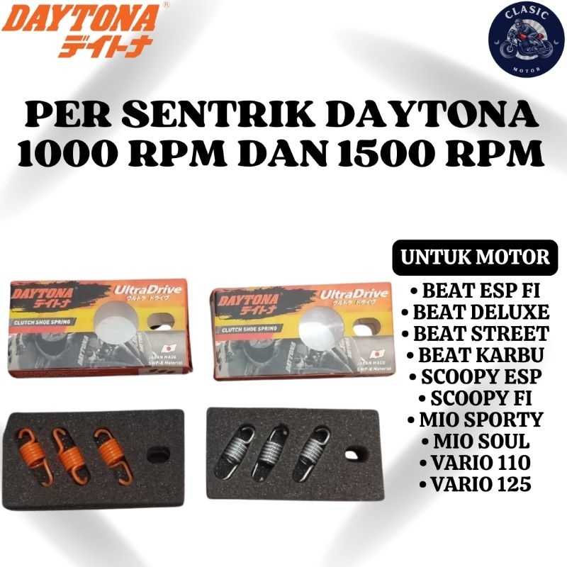 Daytona centric per for the beat mio scoopy vario motorbike 1000 rpm ...