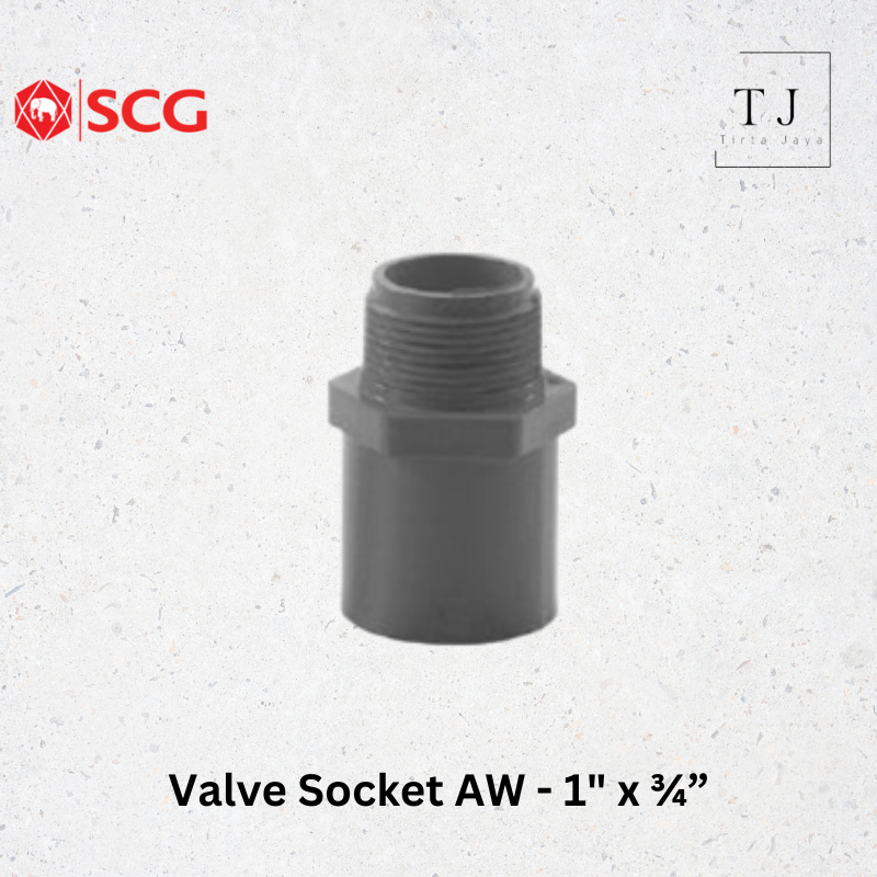 Sok Outer Drat 1" x 3/4" AW SCG / SDL SCG / Valve Socket SCG | Shopee ...