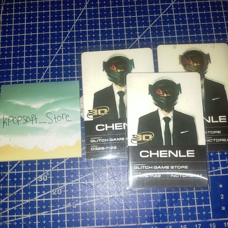 Photocard OFFICIAL CHENLE NCT DREAM GLITCH HELMET MODE BLACK | Shopee ...