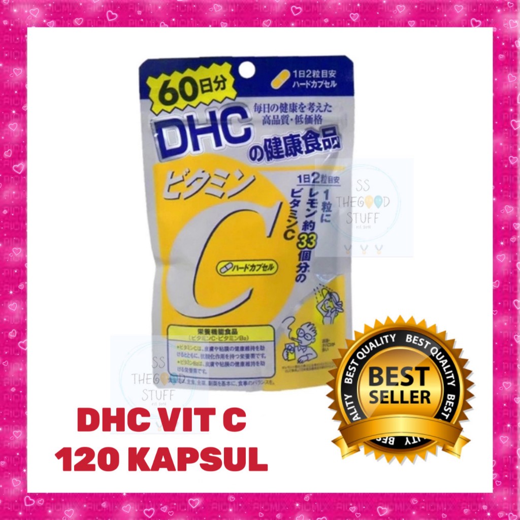 Dhc Vit C 120 Capsules 60 Days Original Japan | Shopee Malaysia