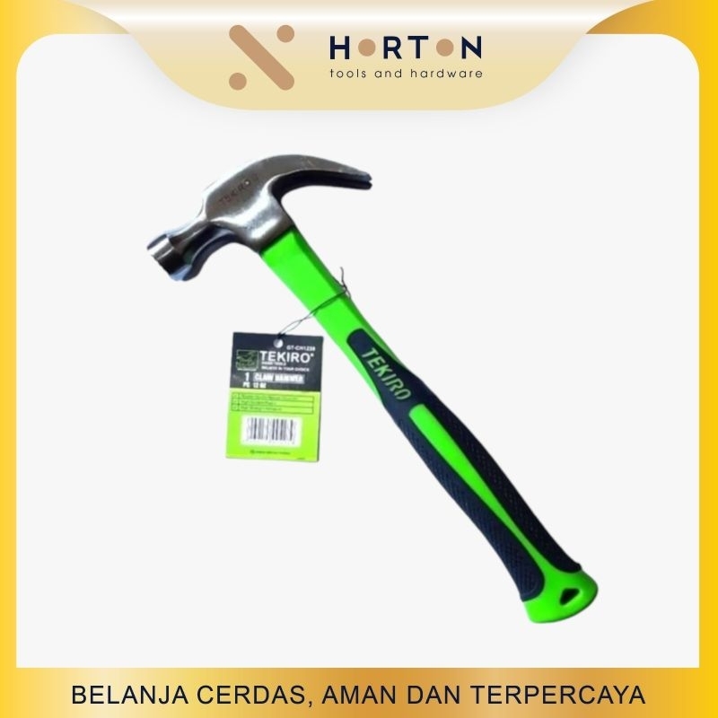 Tekiro Rubber Handle Goat Hammer 12 OZ / Claw Hammer With Magnet (POLOS ...