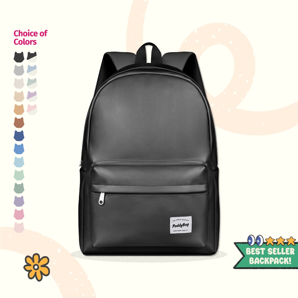 Paddy Basic Leather Backpack - Paddybag Multi-Purpose Women's School ...