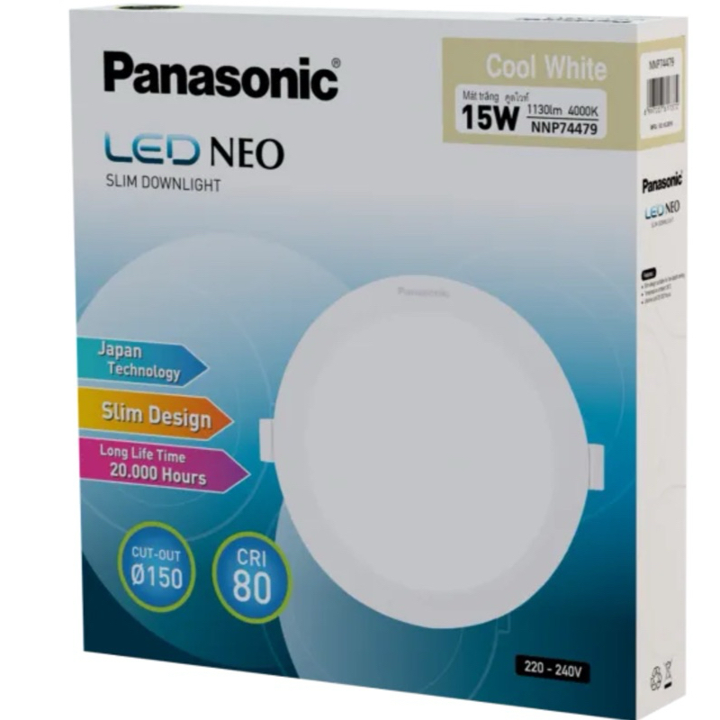 Panasonic LED Downlight NEO Slim 15w 15 Watt 4000K NNP74479 | Shopee ...