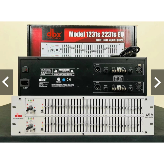 Equalizer DBX 1231S / 1231 S / 1231 SILVER (2 x 31 Channel) | Shopee ...