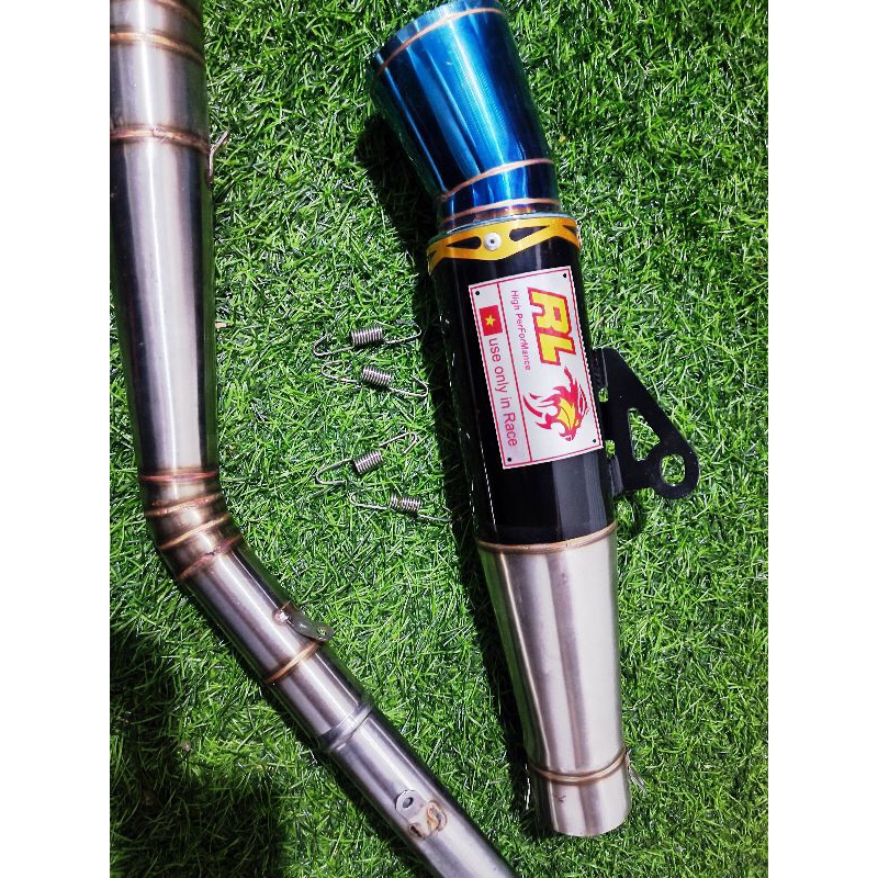 RL Pipe canister contour open specs exhaust Pipe for Wave 125 Xrm 110/ ...