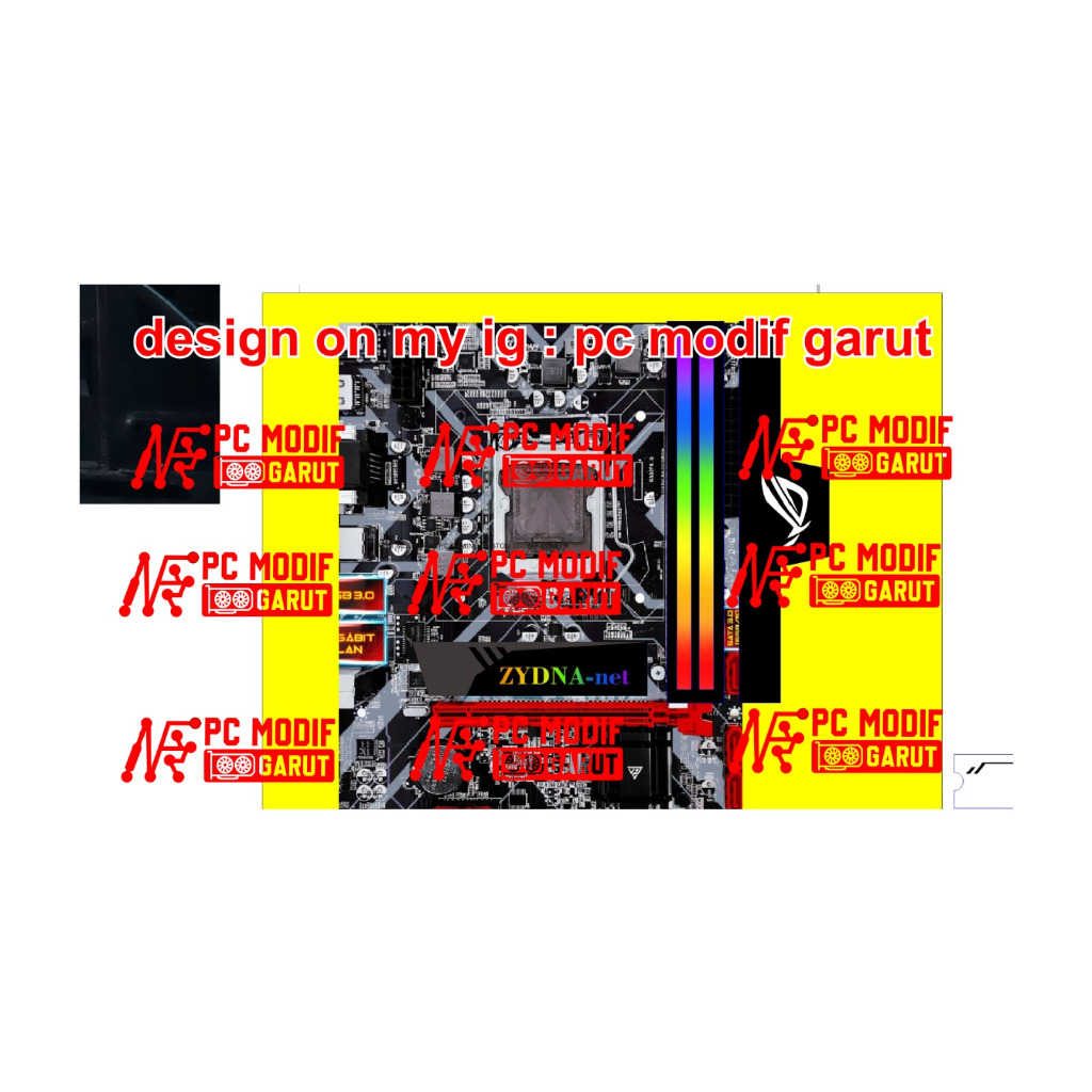 Custom RGB AND VGA MODIF PLATE PACKAGE GAMING PC SYNC ARGB | Shopee ...