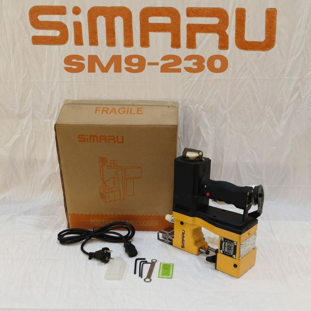 MESIN Sack Sewing Machine / JUNE SIMARU SM 9-230 Portable Bag Closer ...