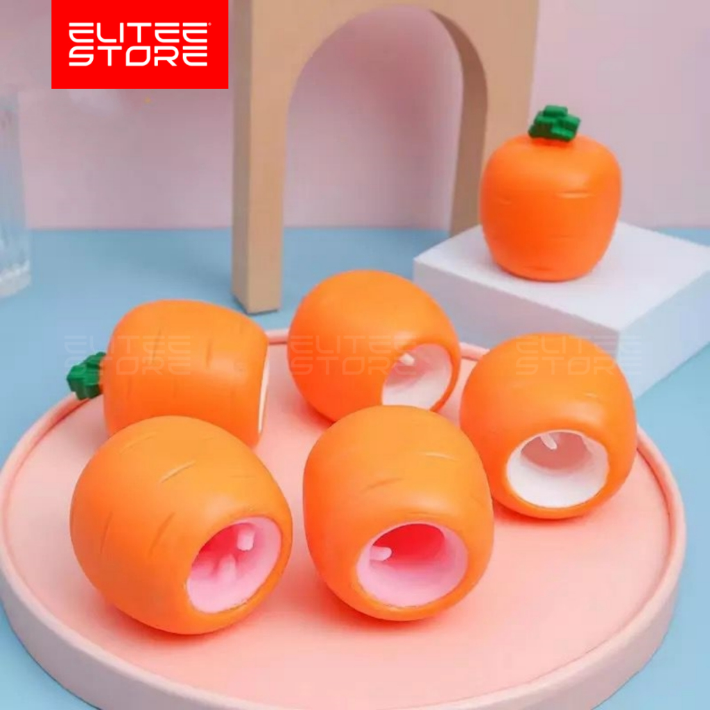 Pop It Rabbit Carrot Anti Stress Squishy Toy | Shopee Malaysia