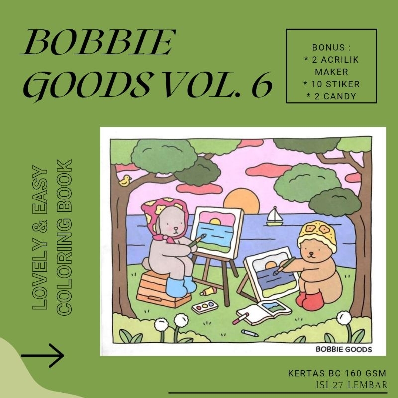 27 things Bobbie goods isso aquilo coloring book vol.6 | Shopee Malaysia