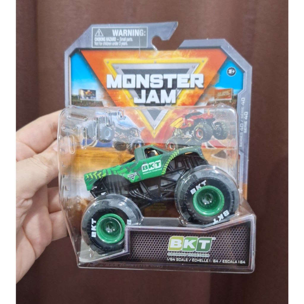 Monster Jam 1:64 BKT Growing Series 40 original Spinmaster | Shopee ...