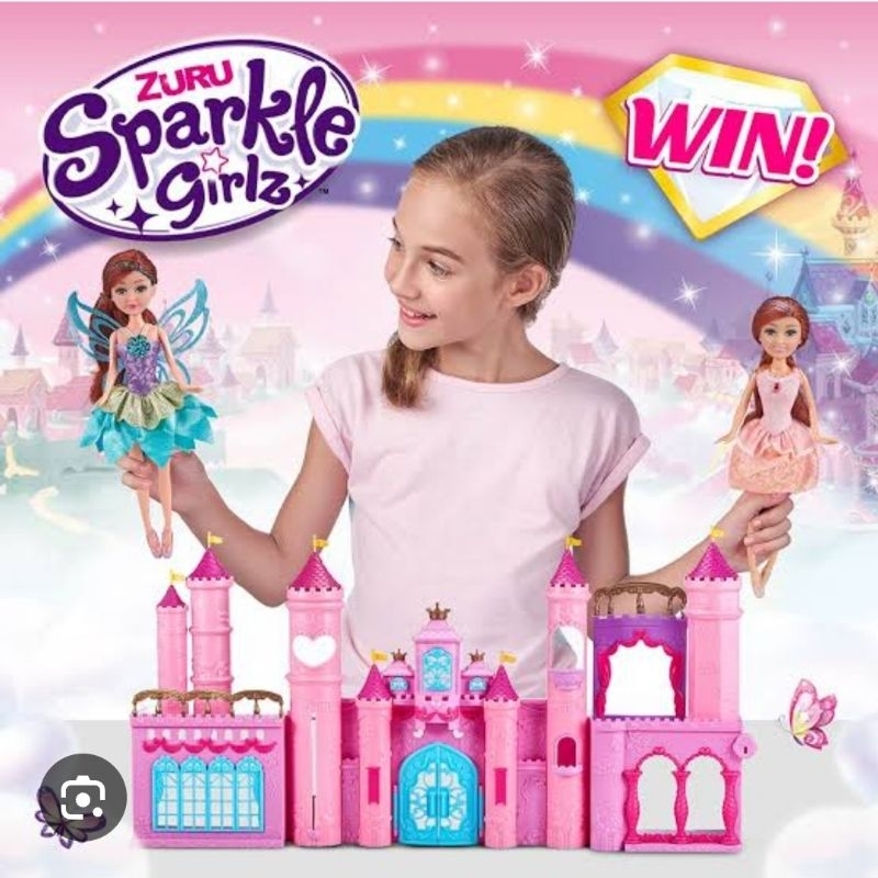 [SUPER BIG SIZE] ZURU SPARKLE GIRLZ KINGDOM CASTLE PRINCESS TOY PALACE ...