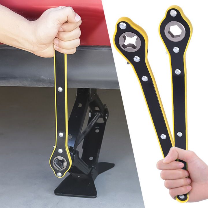 Yukido Jack Ratchet Wrench / swivel Jack lever and helps lift vehicles ...