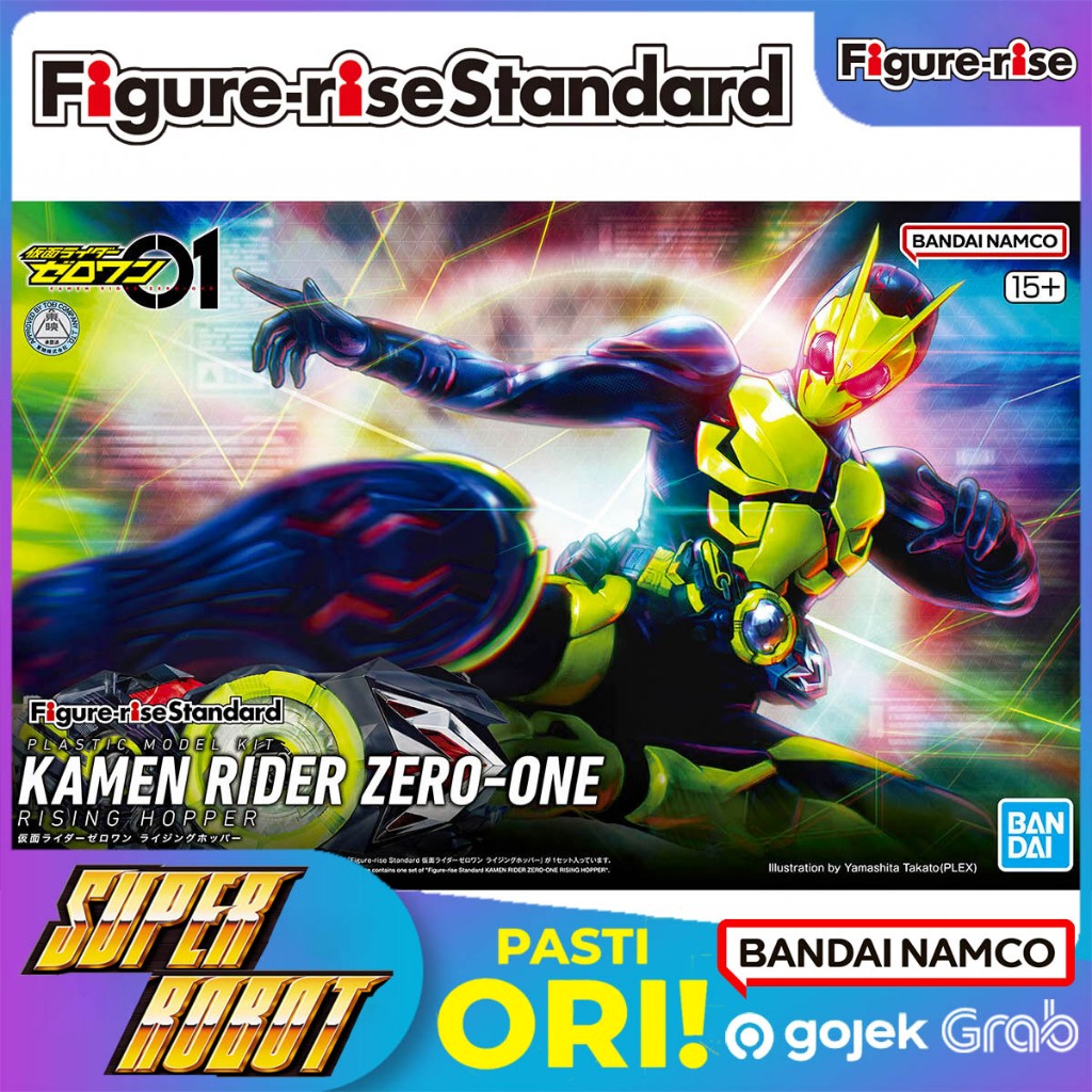 BANDAI Figure Rise Standard Masking Kamen Rider Zero One Rising Hopper ...