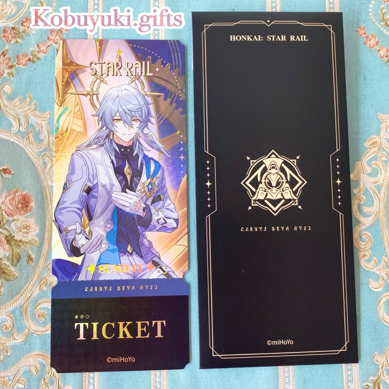 Official Sunday Astral Express boarding Ticket Kintex penacony merch ...