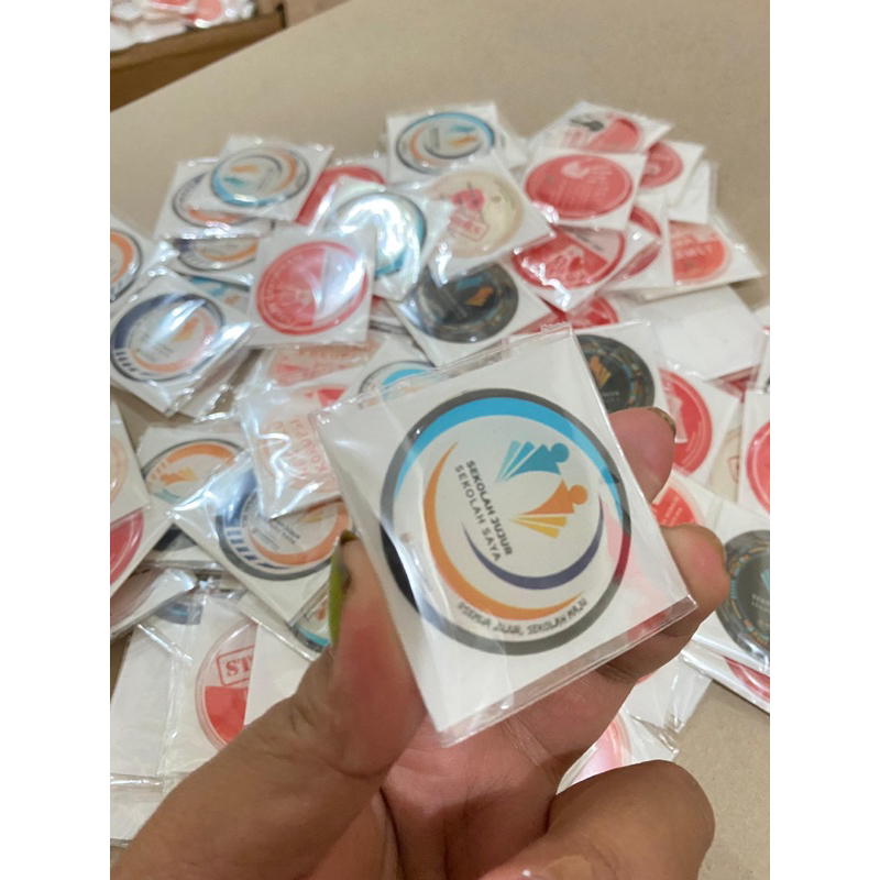 CUSTOM RESIN embossed STICKERS | Shopee Malaysia