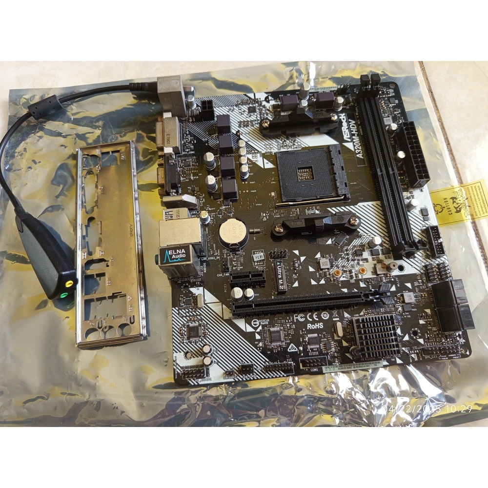 ASRock A320M-HDV R4.0 Socket AMD AM4 Ryzen Gen1/2/3/4/5 Minus Dead ...