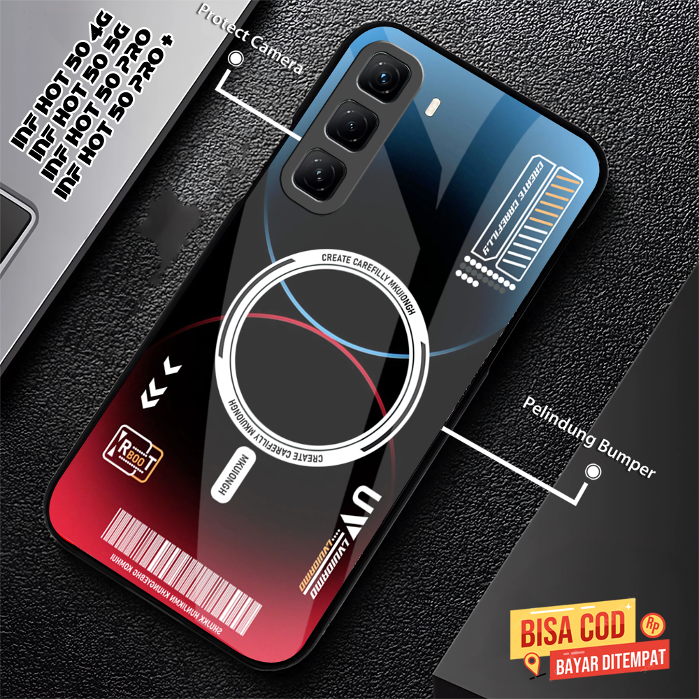 INFINIX HOT 50 4G Glass Softcase INFINIX HOT 50 5G INFINIX HOT 50i ...