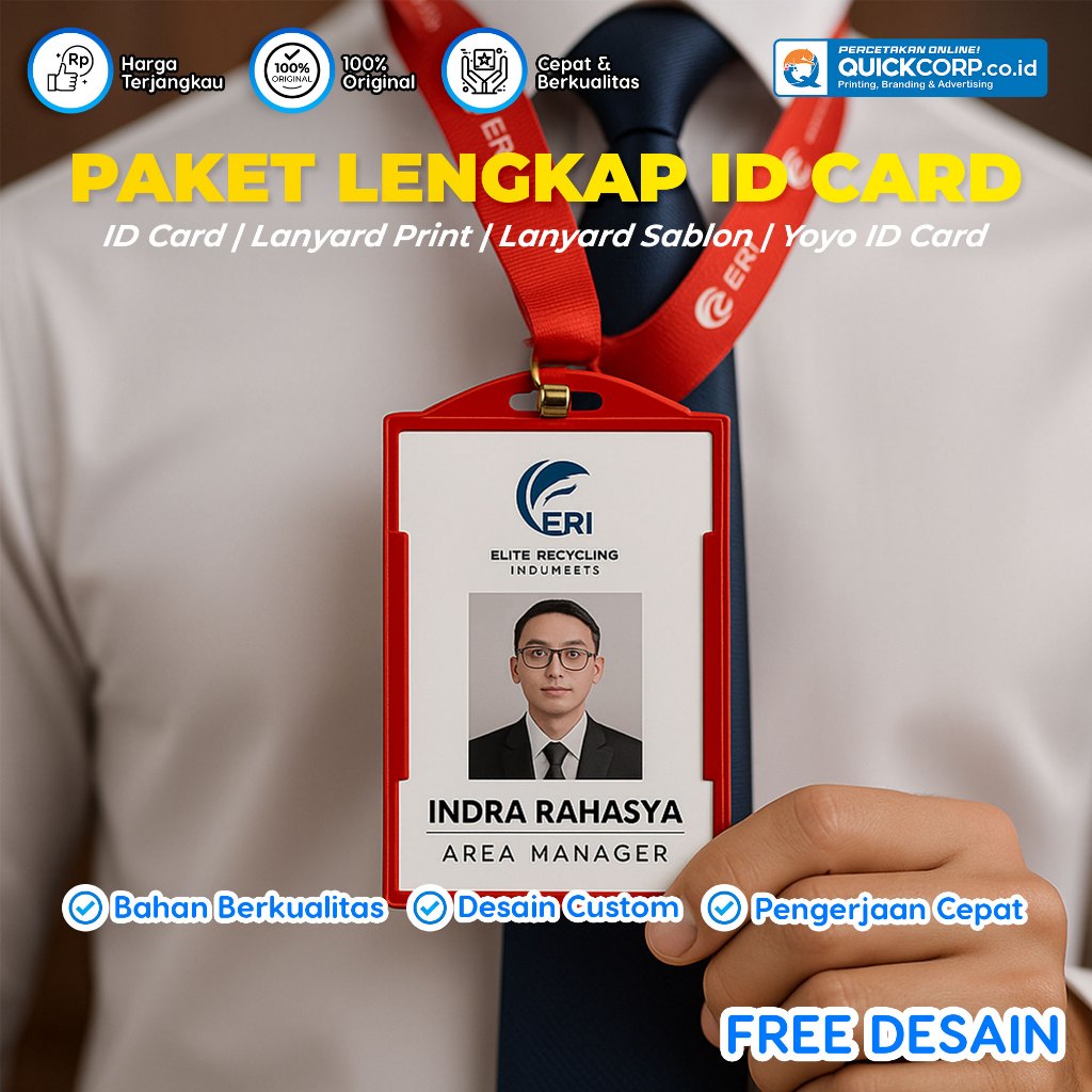 Complete ID Card Set (LANYARD, FRAME AND ID Card) - Full Set ID Card ...