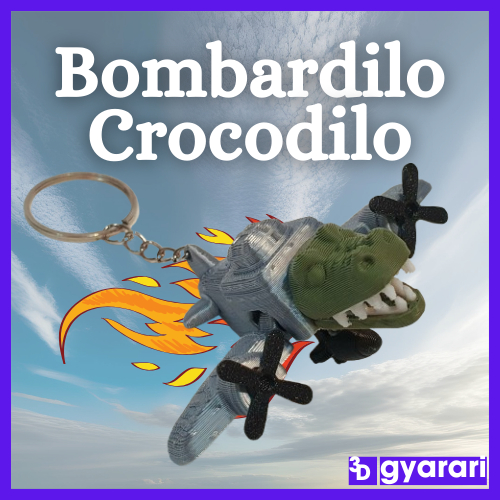 Bombardilo Crocodilo Brainrot Unique Meme Absurd Display Figure Toy ...