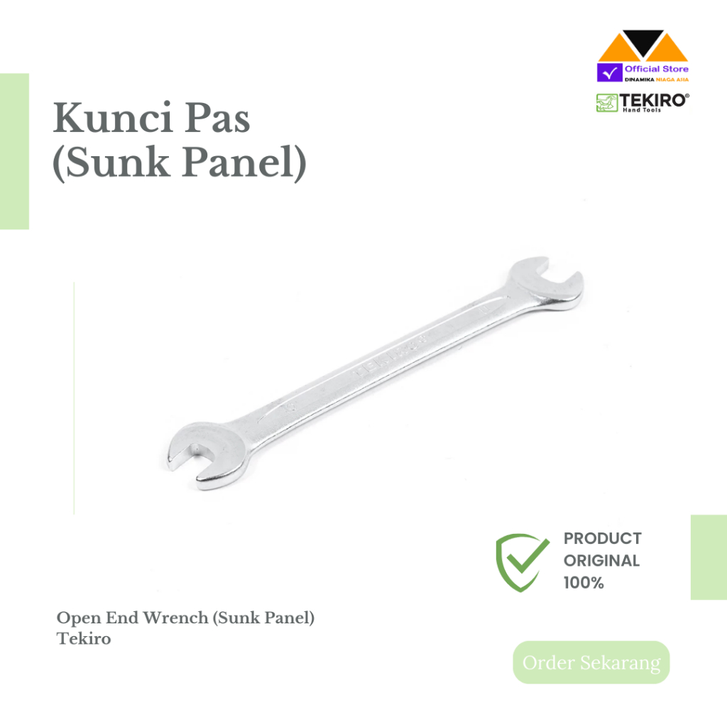 Tekiro Sunk Panel Wrench High Precision Open End Wrench Tools | Shopee ...
