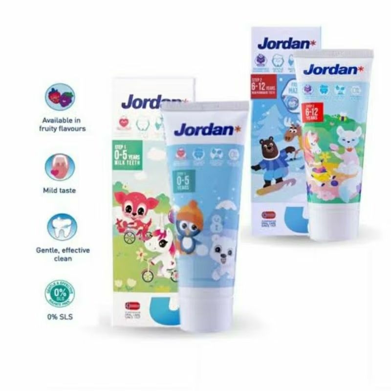 JORDAN Toothpaste Children's Toothpaste 75gr | Shopee Malaysia