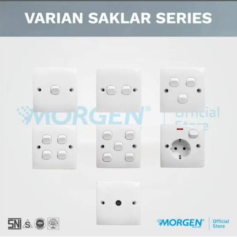 MORGEN CLIPSAL SWITCH IB SERIES | IB SINGLE SWITCH SINGLE | IB DOUBLE Series Switch | IB TRIPLE ...